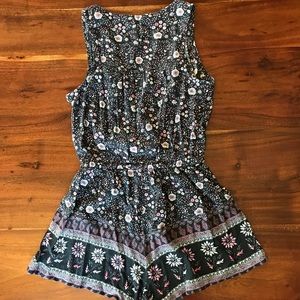 American Eagle Outfitters | Pants & Jumpsuits | Aeo Floral Romper ...